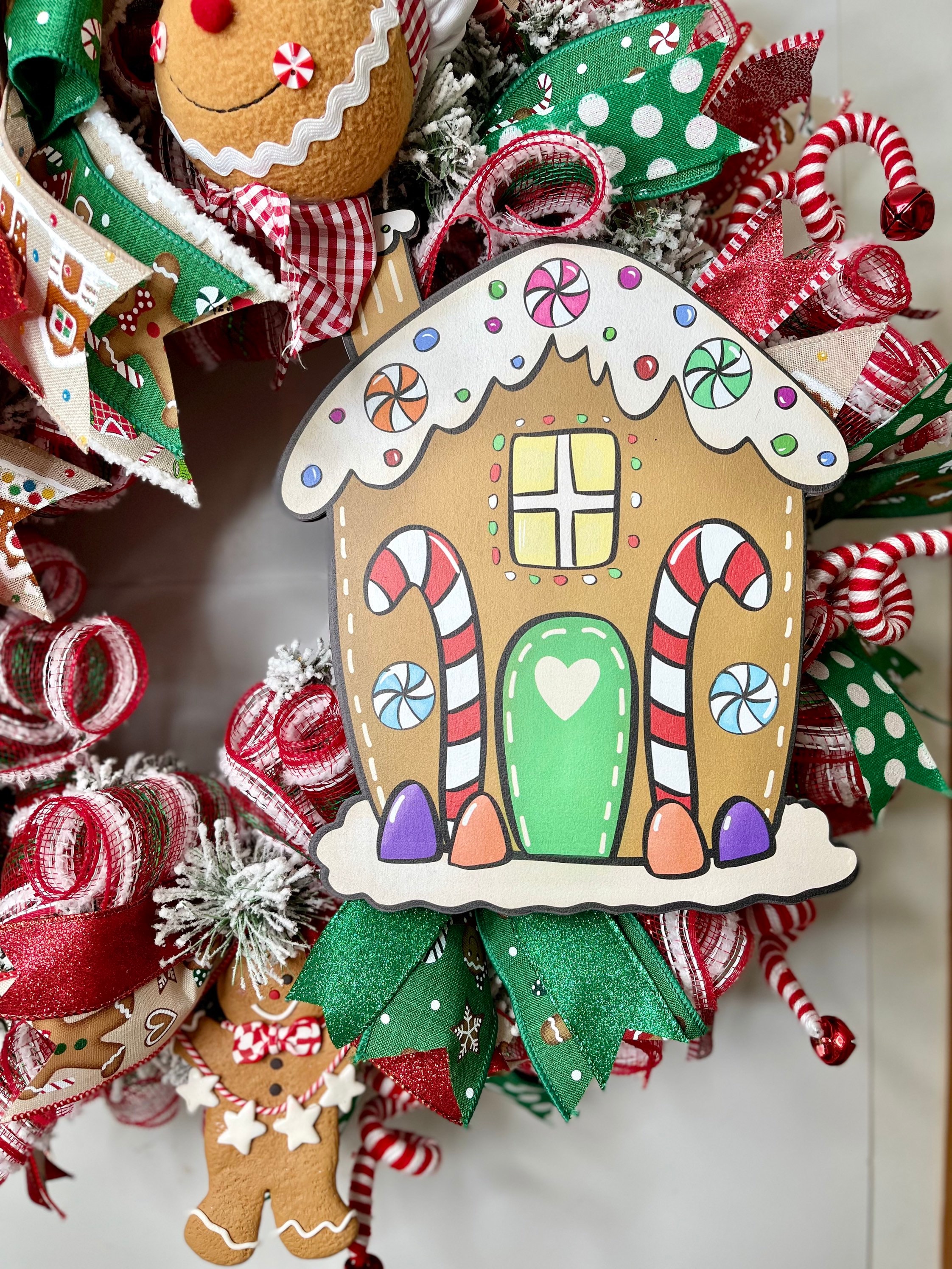 Gingerbread Wreaths,gingerbread Decor,christmas,wreaths,christmas ...