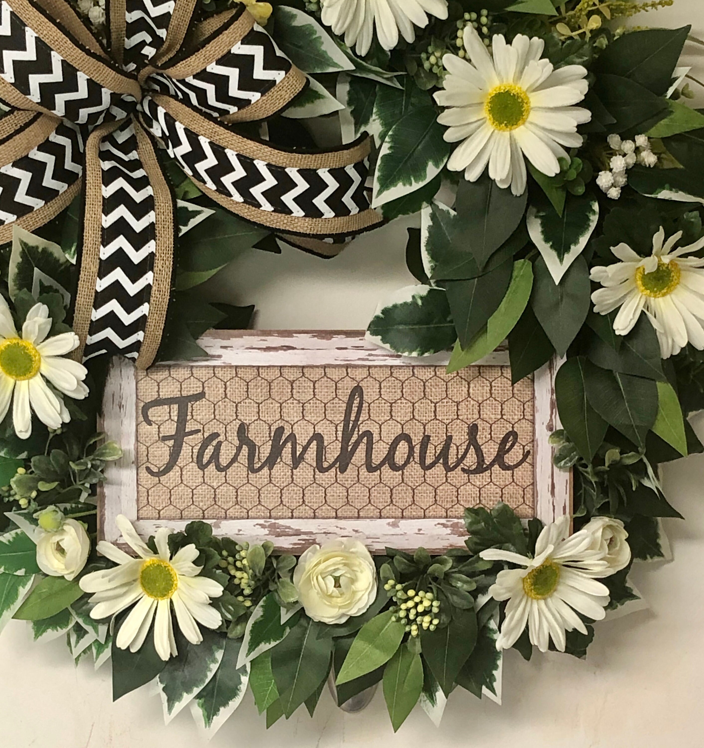 Farmhouse Wreath,country Wreath, Rustic Wreath, Farmhouse Decor ...