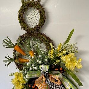 Bunny Twig Wreath,bunny Grapevine Wreath,easter Bunny Wreath,spring ...