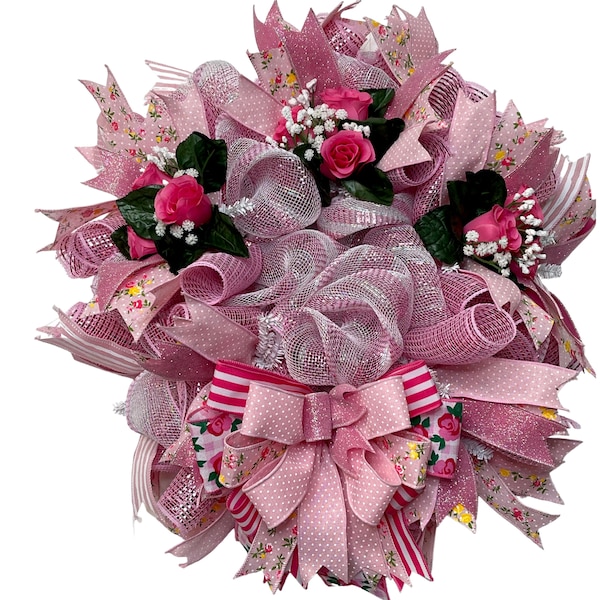 Mesh Door Wreath - Etsy