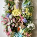 Bunny Grapevine Wreath,rabbit Wreath,easter Wreath,spring Wreath ...