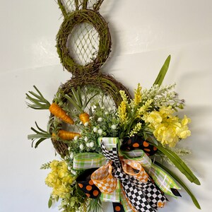 Bunny Twig Wreath,bunny Grapevine Wreath,easter Bunny Wreath,spring ...