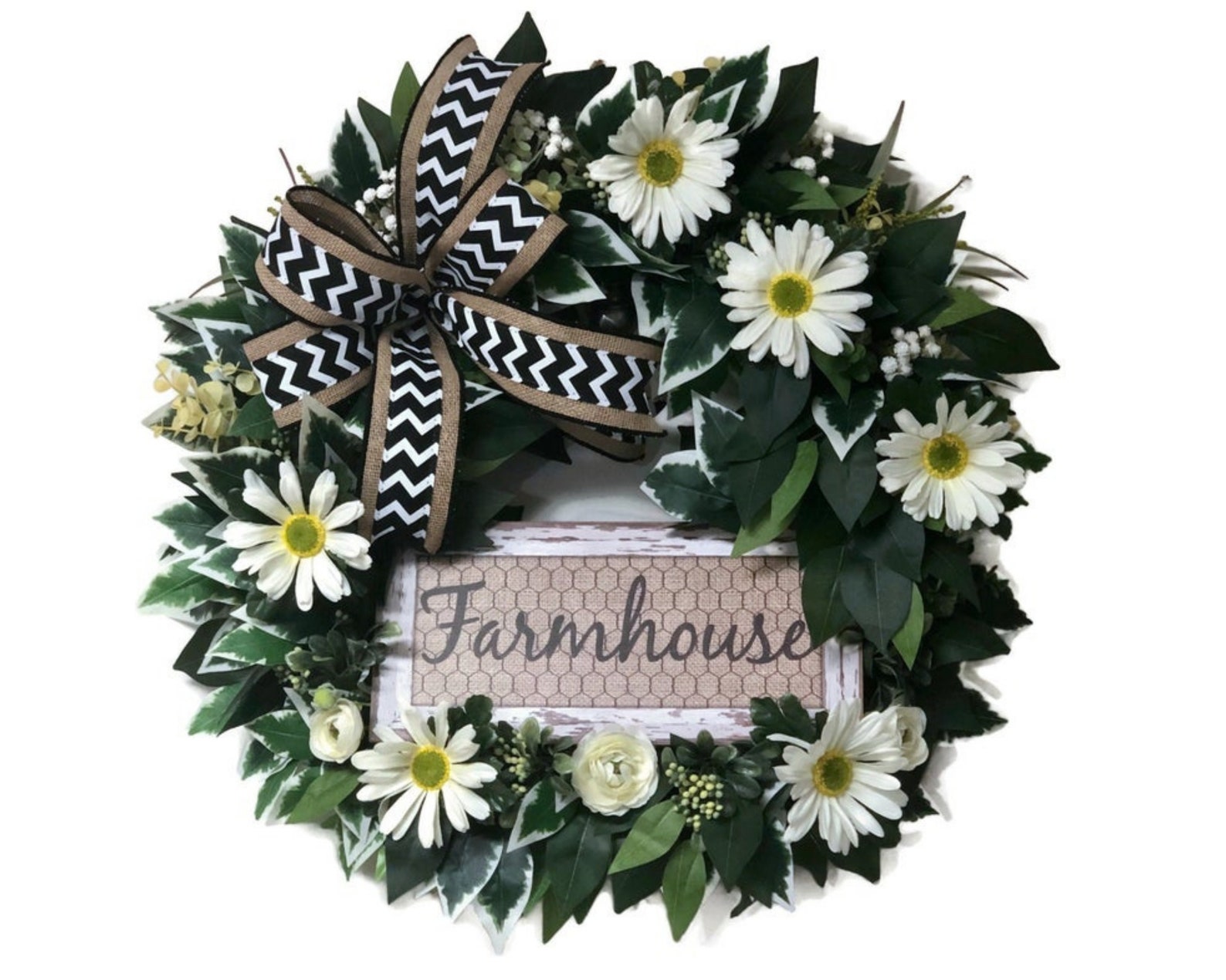 Farmhouse Wreath,country Wreath, Rustic Wreath, Farmhouse Decor ...