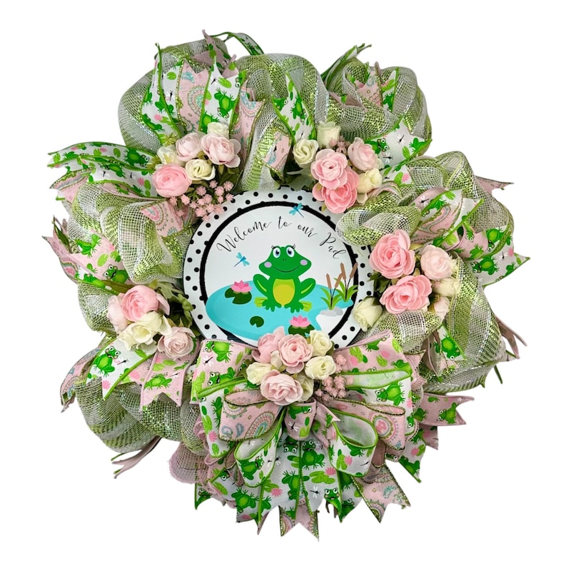 Frog Wreath - Etsy