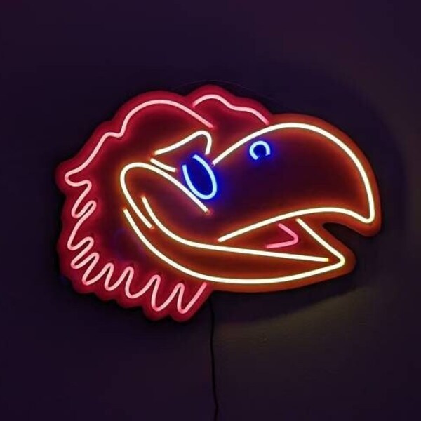 Kansas University Neon Sign - Etsy