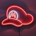 Super Mario Hat LED Neon Sign - Etsy