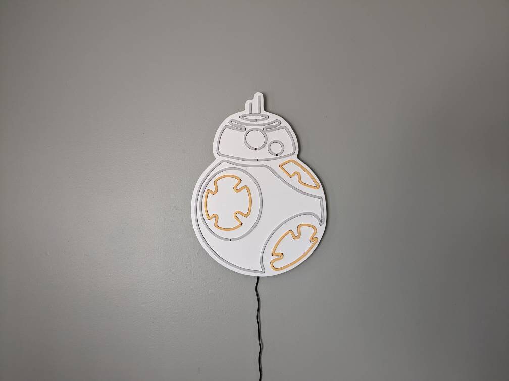 Star Wars BB8 Droid LED Neon Sign - Etsy