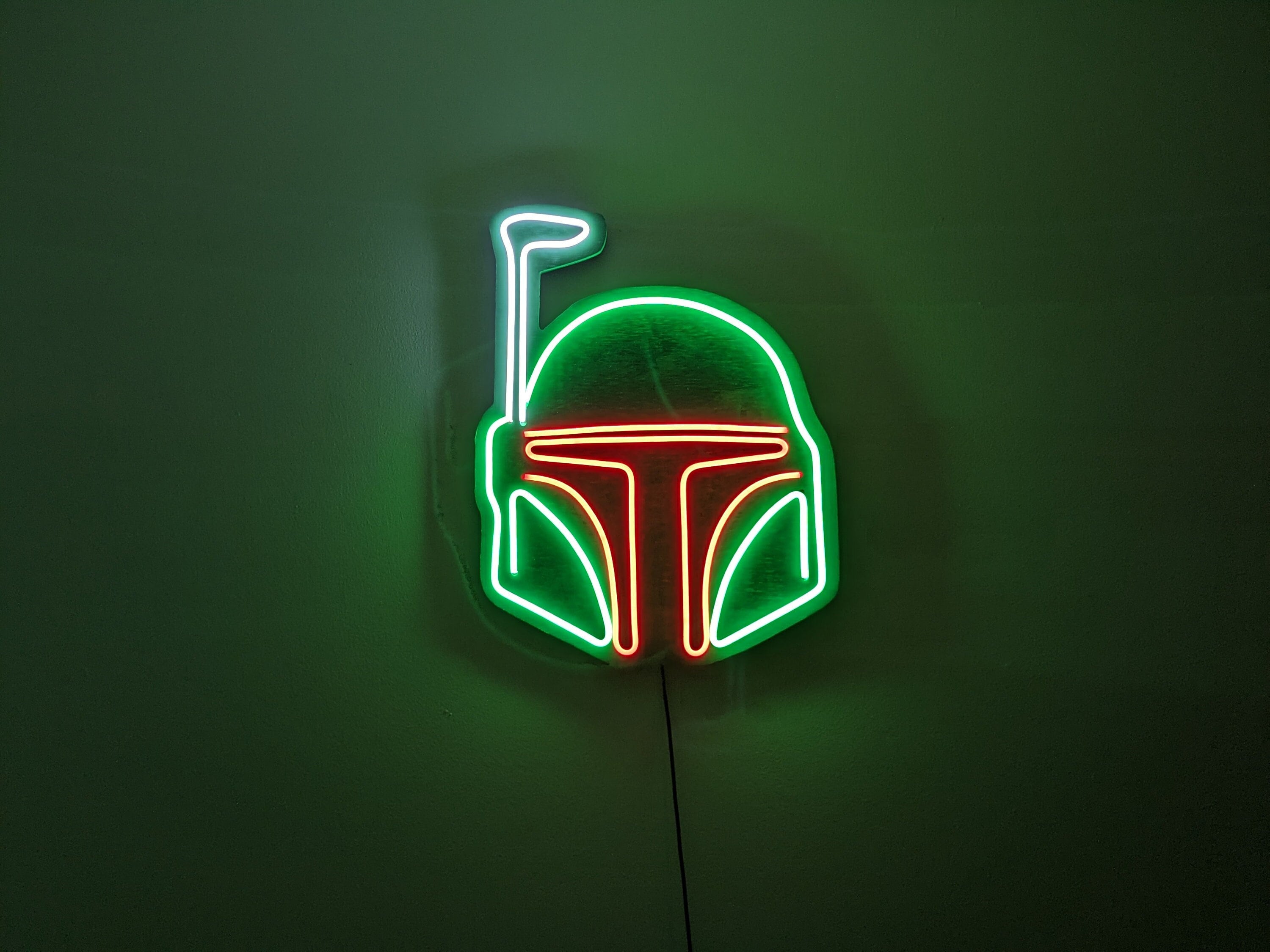 Star Wars Boba Fett Helmet LED Neon Sign - Etsy