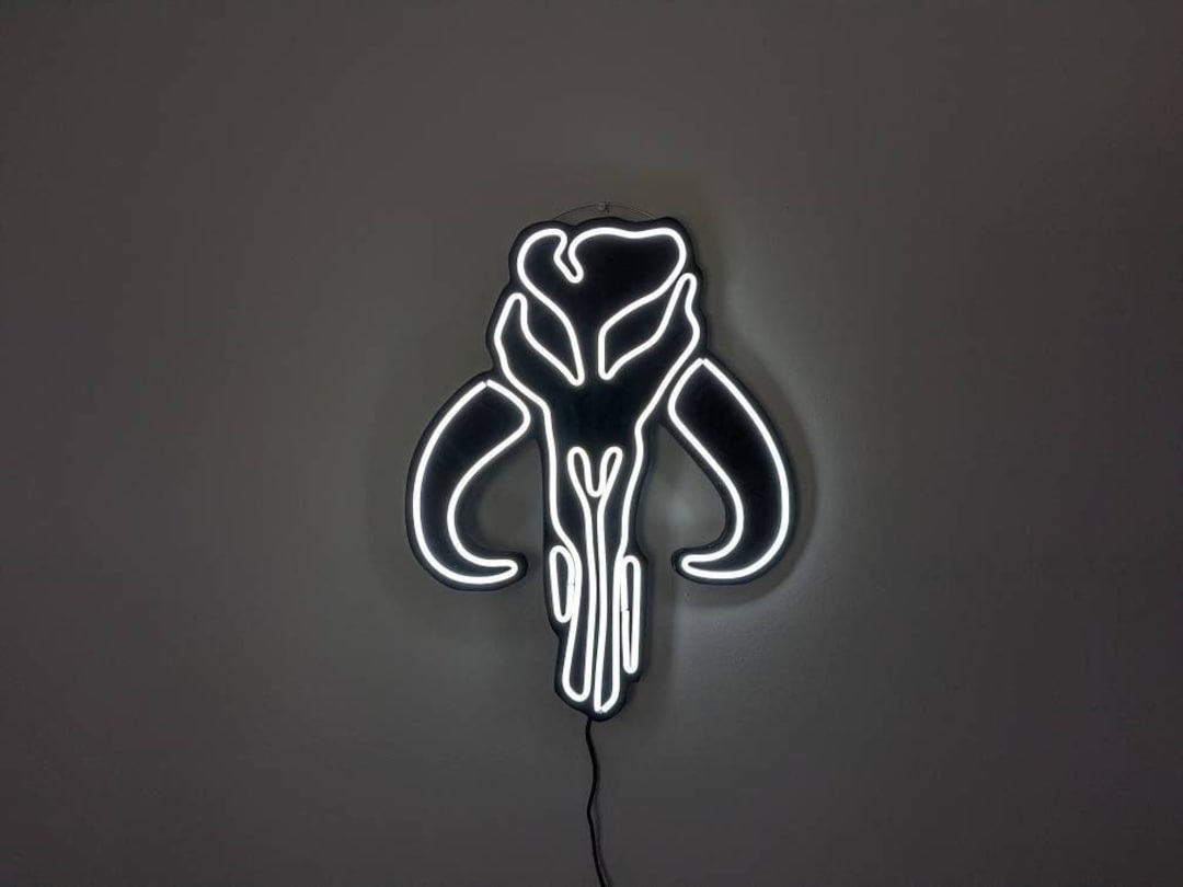 Star Wars Mandalorian Mythosaur LED Neon Sign - Etsy