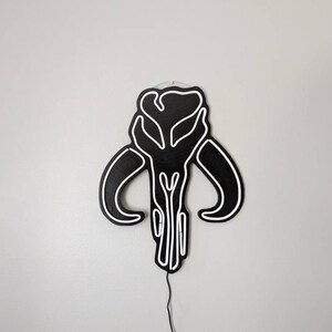 Star Wars Mandalorian Mythosaur LED Neon Sign - Etsy