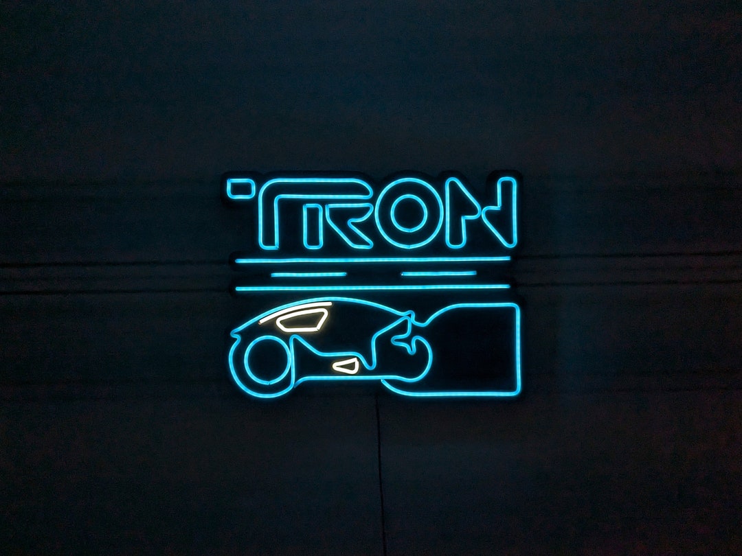 Tron Light Cycle LED Neon Sign - Etsy