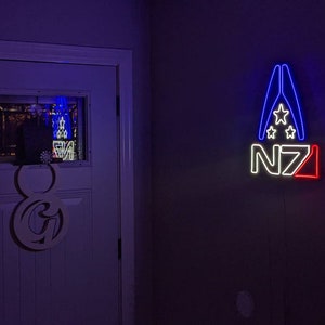 Mass Effect N7 LED Neon Sign - Etsy