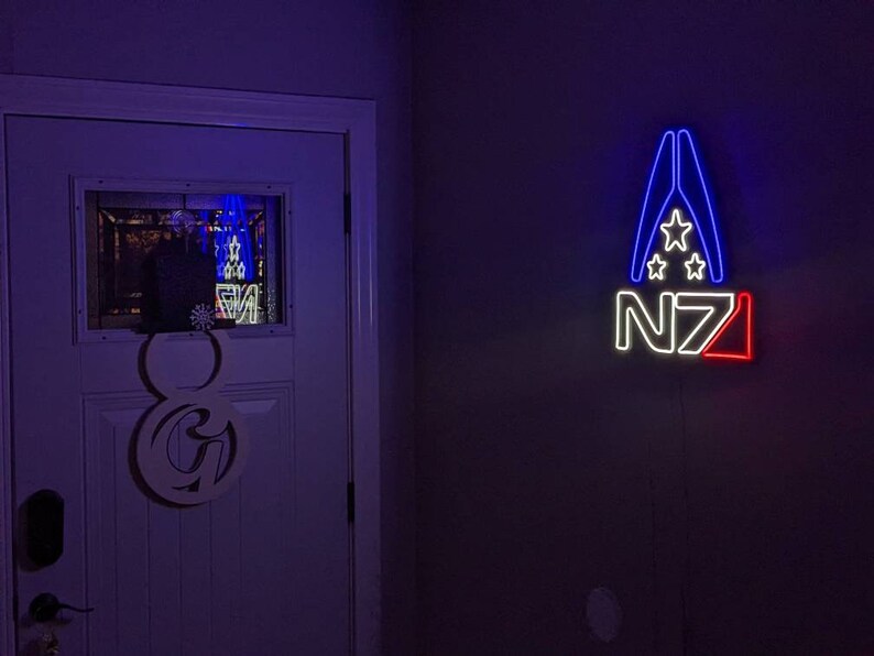Mass Effect N7 LED Neon Sign - Etsy