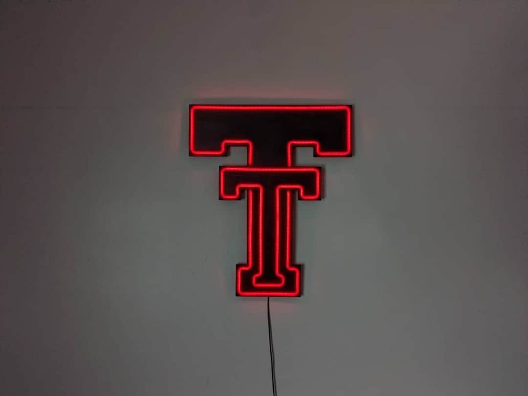 Texas Tech College Football LED Neon Sign - Etsy