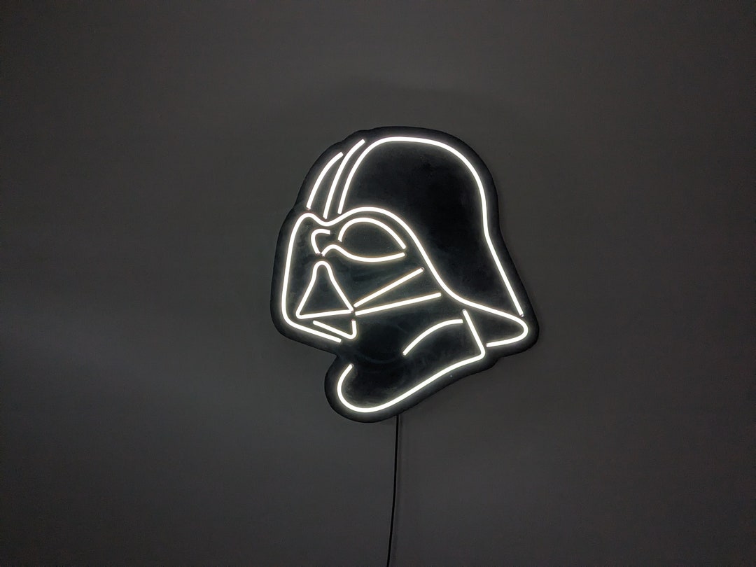 Star Wars Darth Vader Helmet LED Neon Sign - Etsy