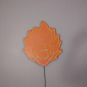 Dragon Ball Z Super Saiyan Goku LED Neon Sign - Etsy