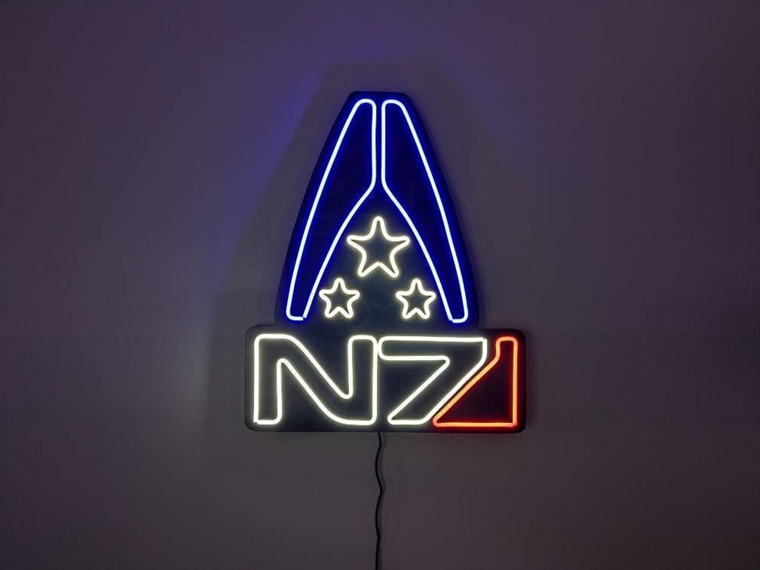 Mass Effect N7 LED Neon Sign - Etsy