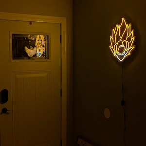 Dragon Ball Z Super Saiyan Goku LED Neon Sign - Etsy