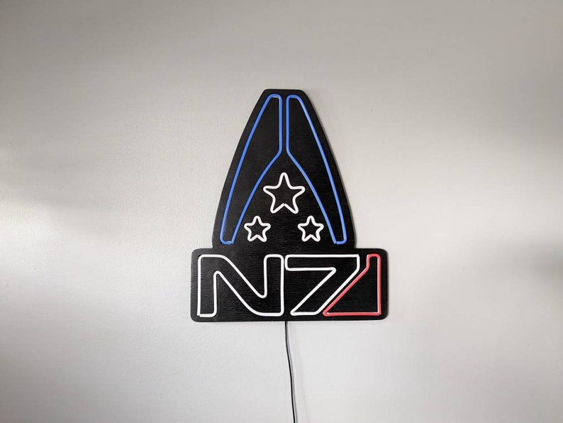 Mass Effect N7 LED Neon Sign - Etsy