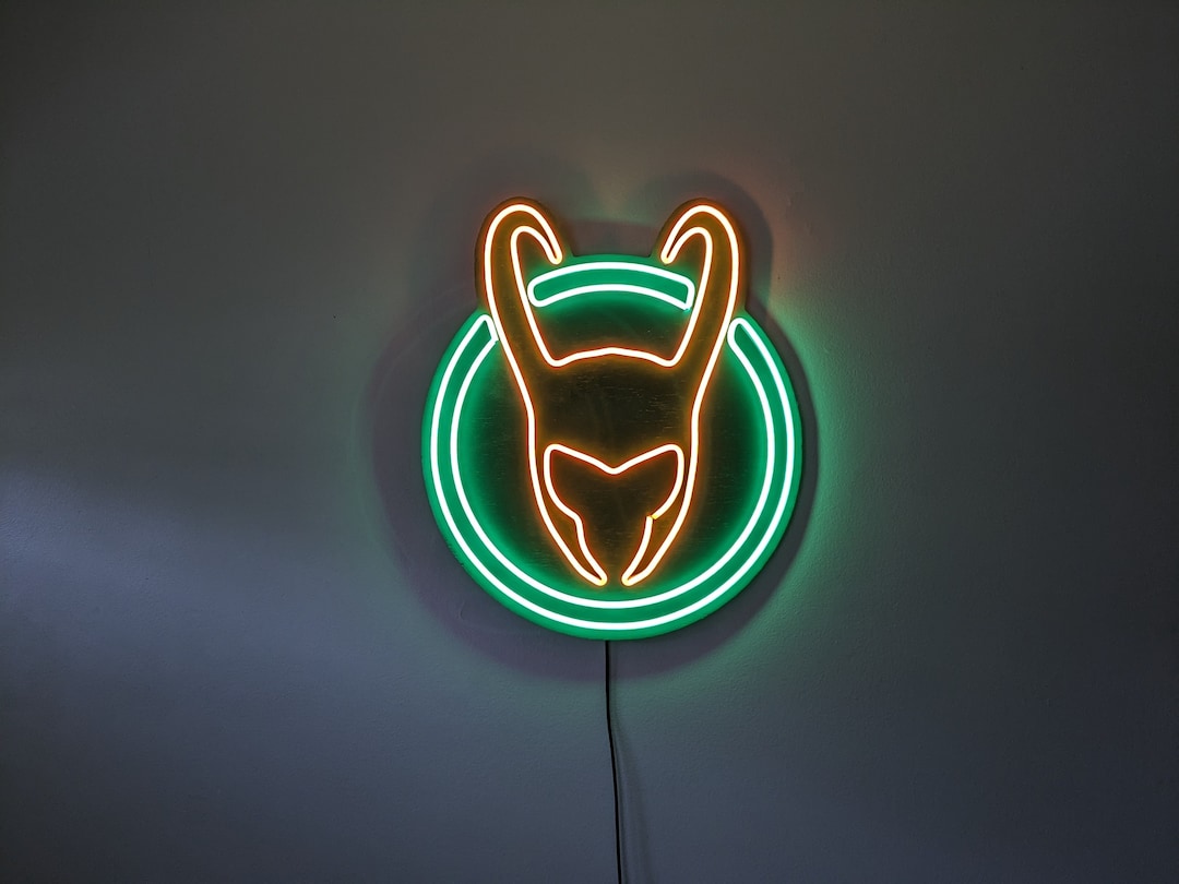 Loki the God of Mischief LED Neon Sign - Etsy