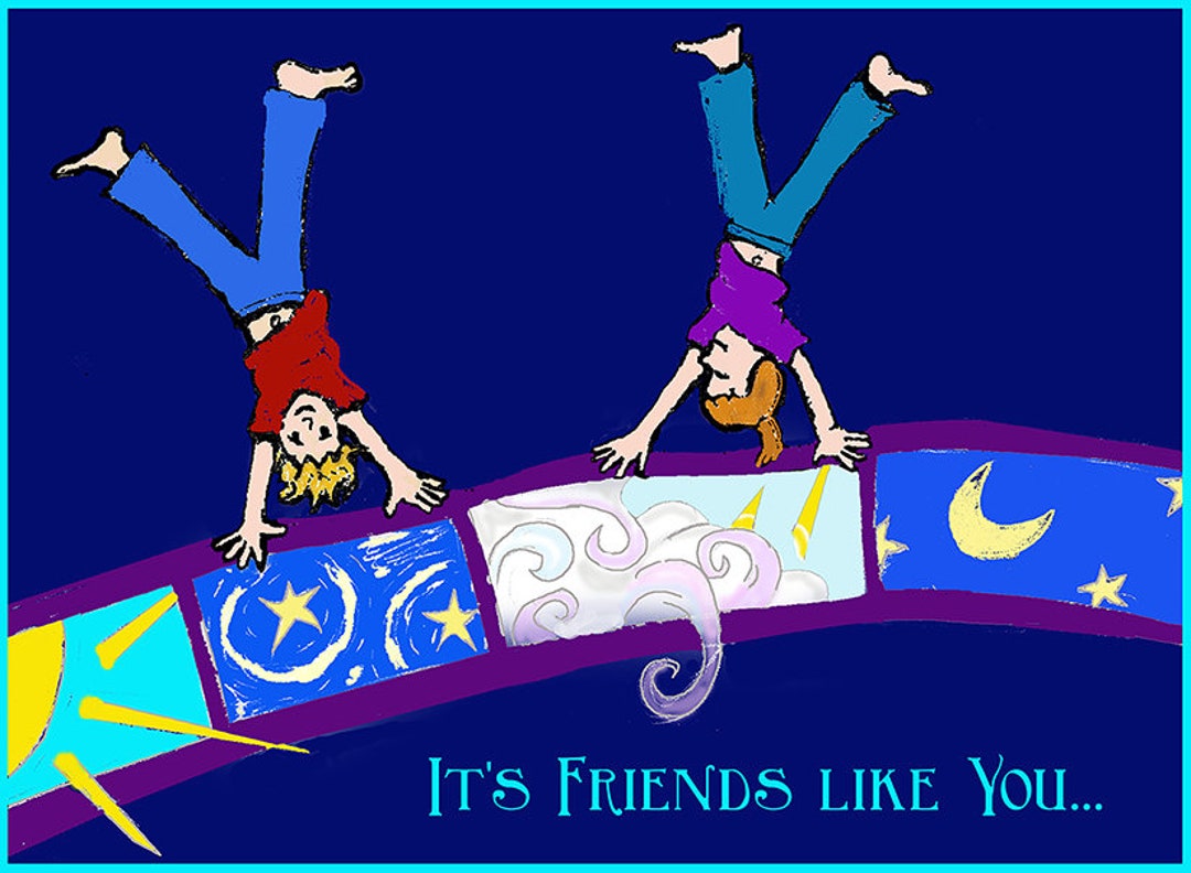 It's Friends Like You That Make Life Wonderful Greeting Card Friendship ...
