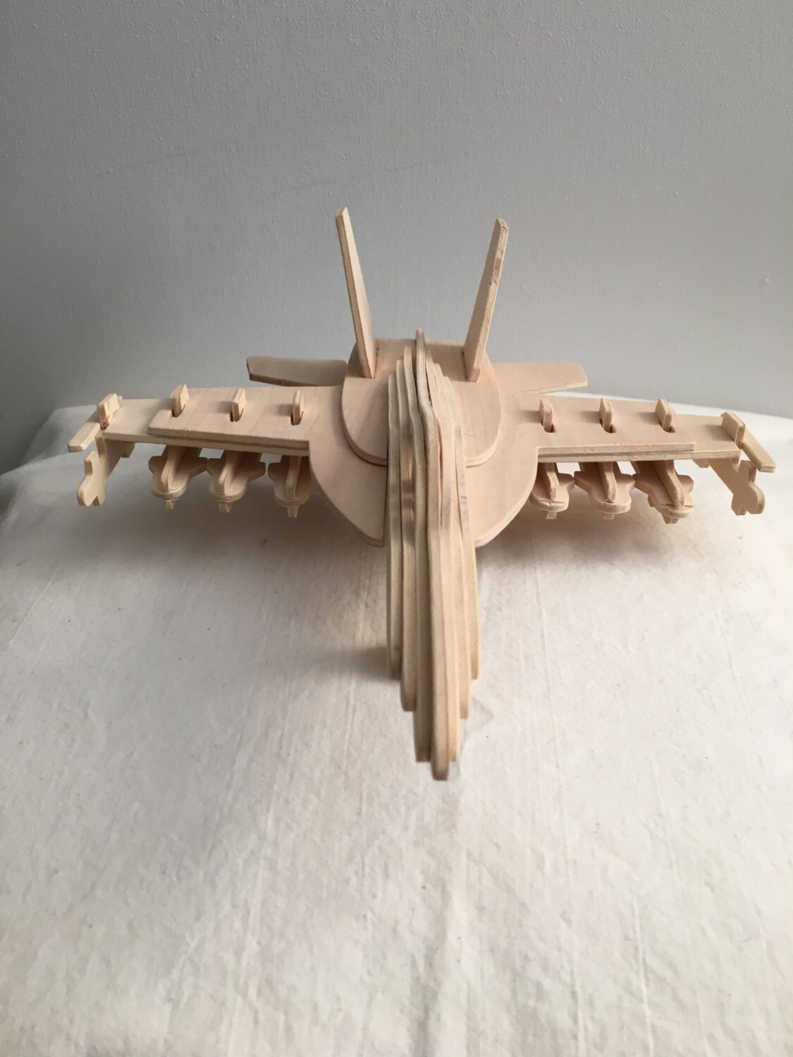 Jet Airplane Fighter... Wood Model Completely Constructed - Etsy
