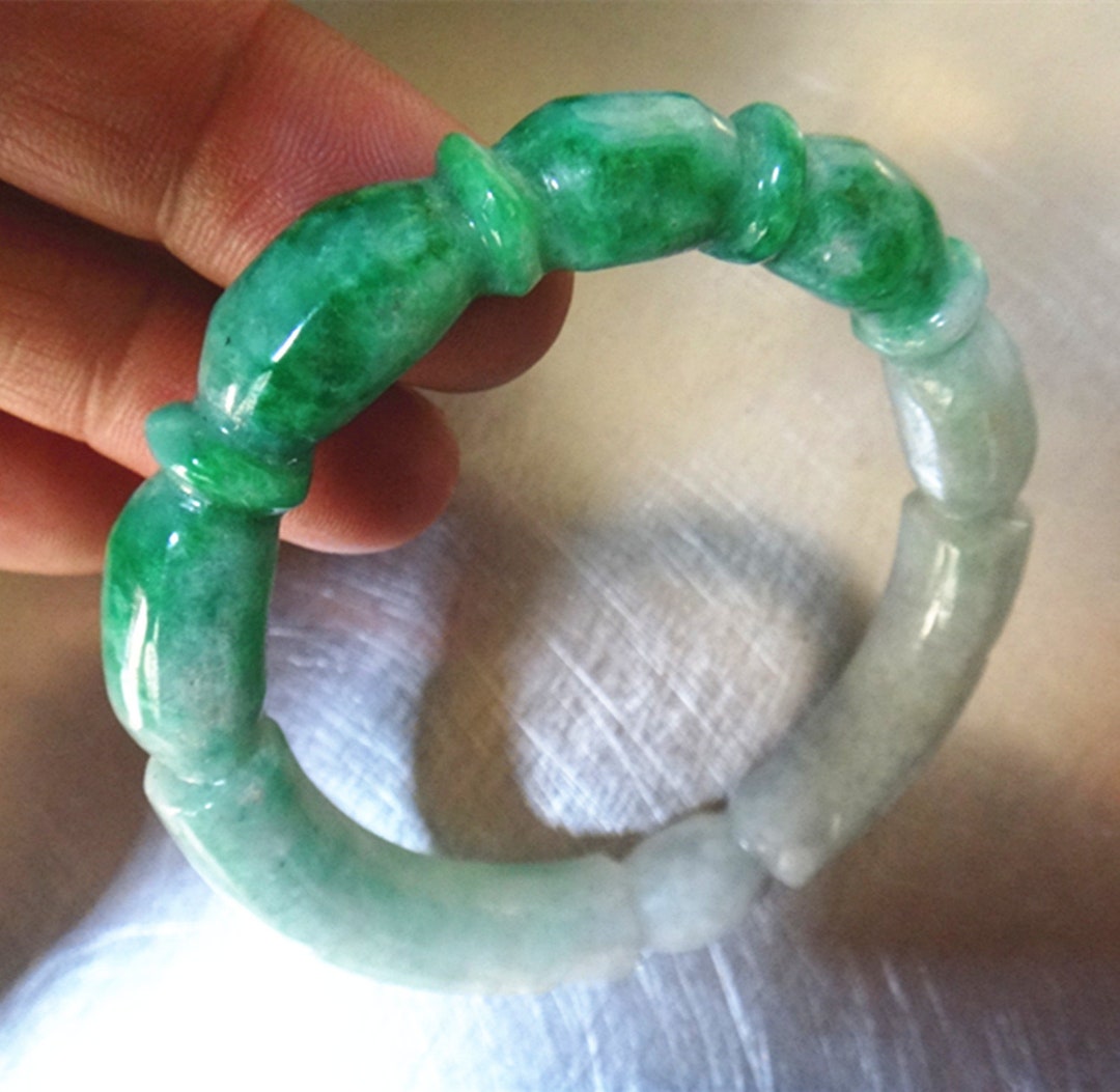 Natural Jade Carving Dragon Bracelet the Inside Diameter 2.24 Inch ...