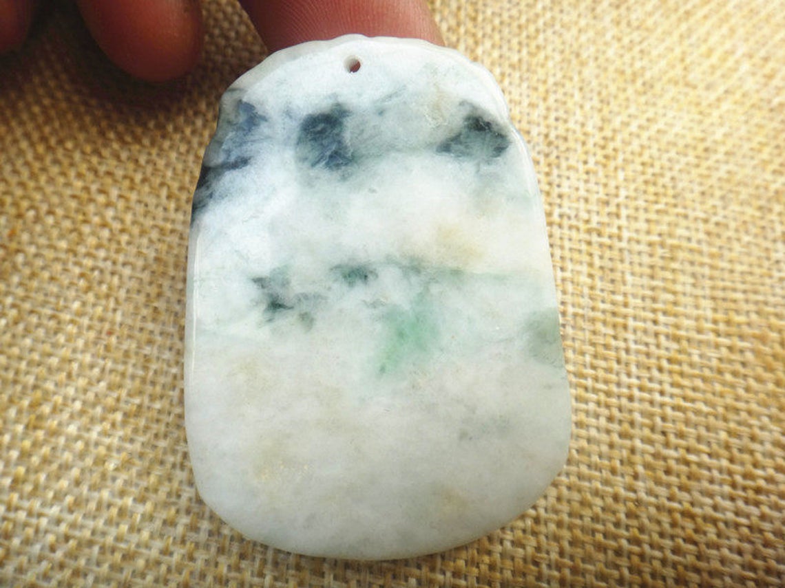 Natural Green Jade Dragon Pendant Mascot - Etsy