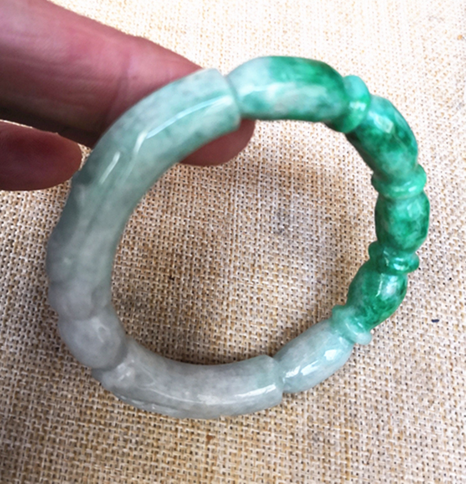 Natural Jade Carving Dragon Bracelet the Inside Diameter 2.24 - Etsy