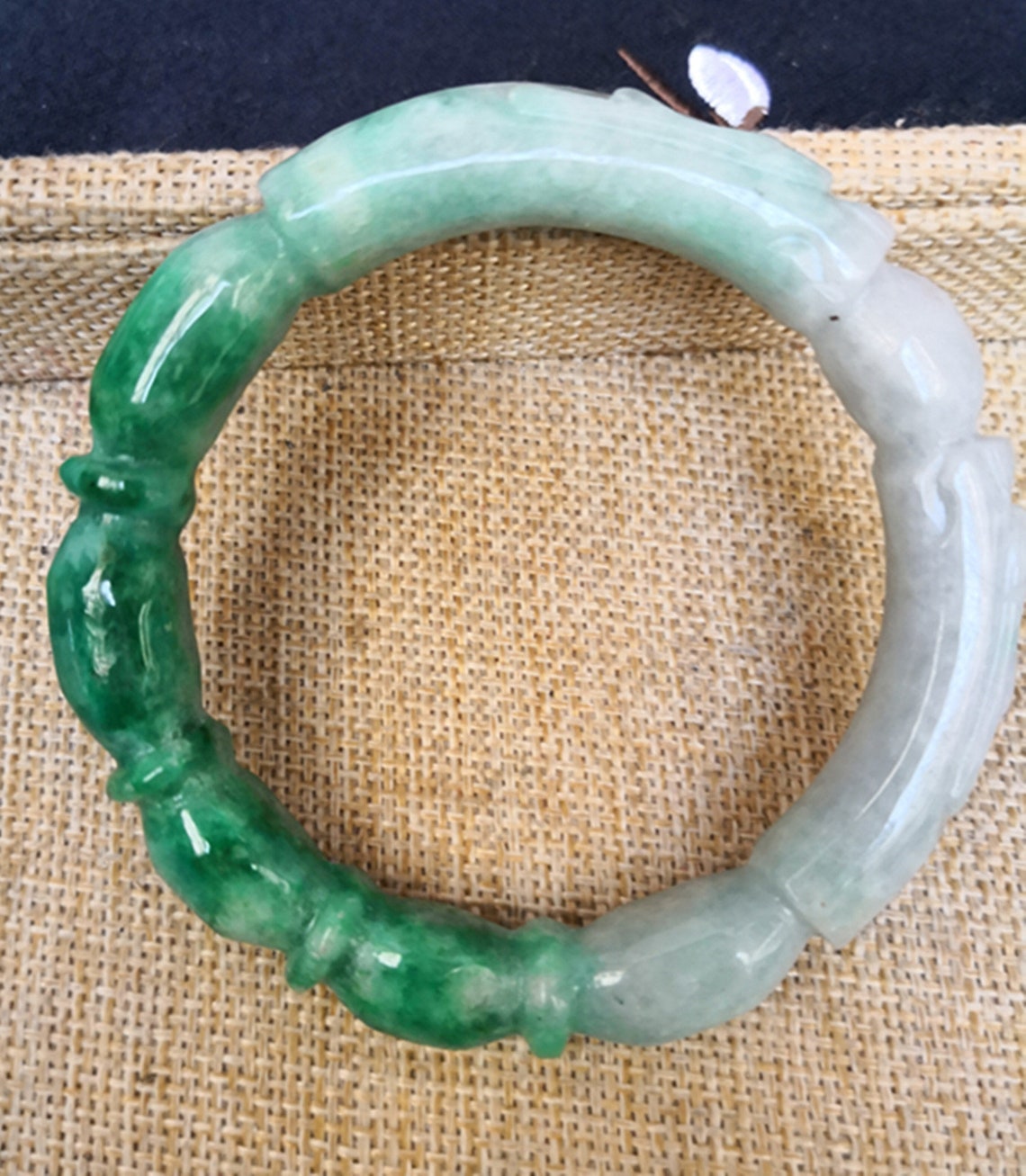 Natural Jade Carving Dragon Bracelet the Inside Diameter 2.24 - Etsy