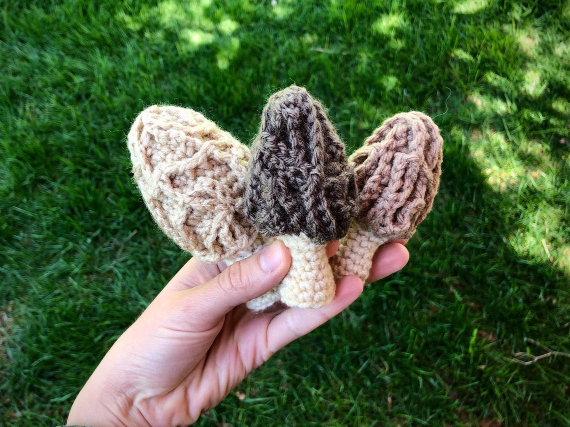 Morel Mushrooms Crochet Pattern PDF - Etsy