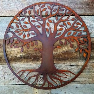 Tree of Life Metal Sign - Etsy