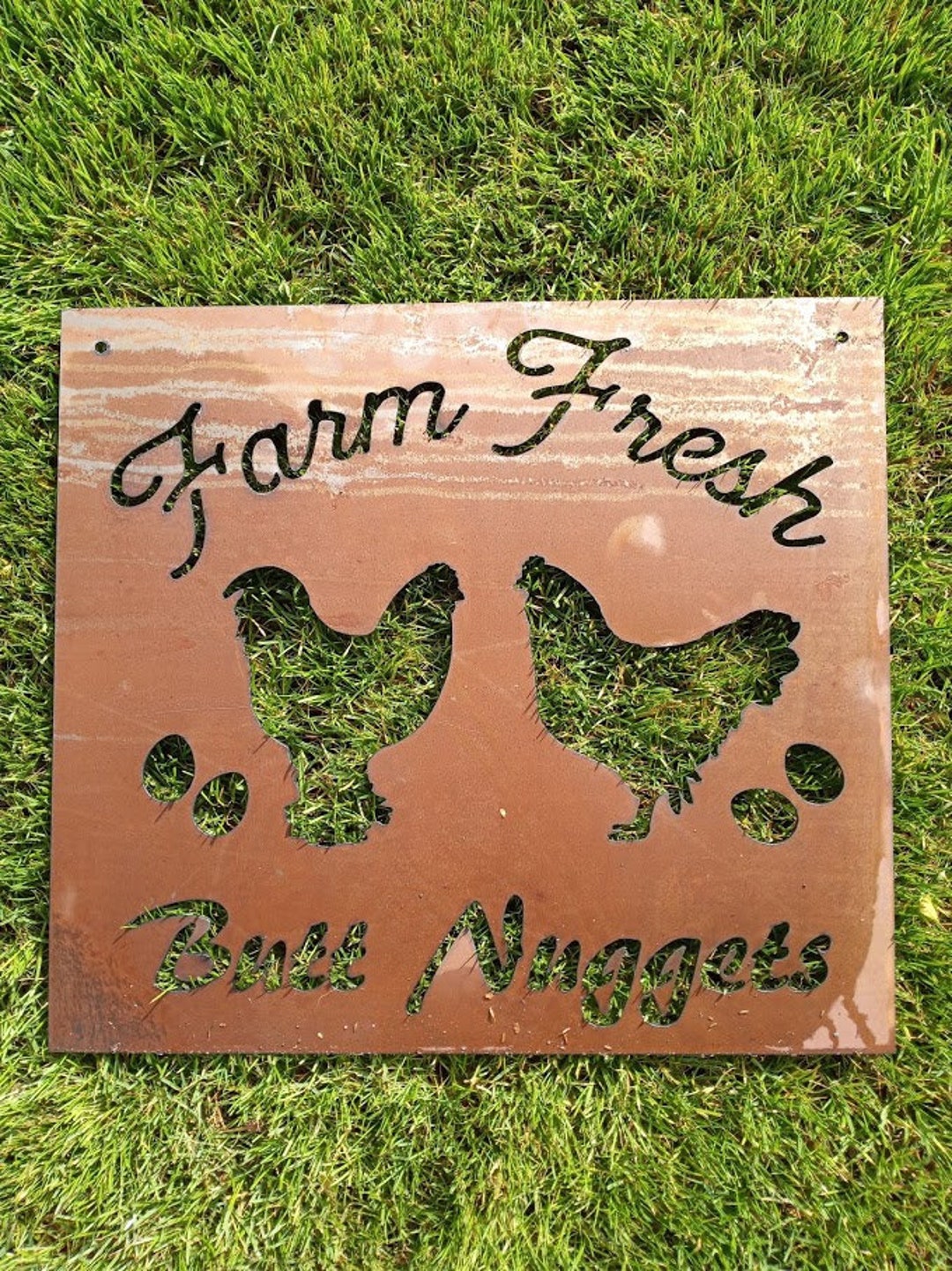 Farm Fresh Butt Nuggets Sign Multiple Diff Chicken Sign Eggs Farm Sign ...