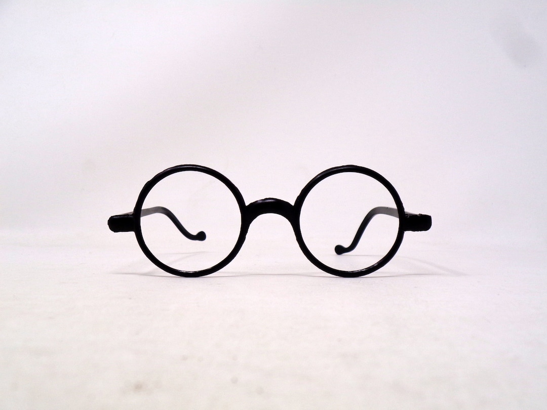 Fabulous Vintage Glasses Eyeglasses 1940 Round Carved Frame France Rare ...