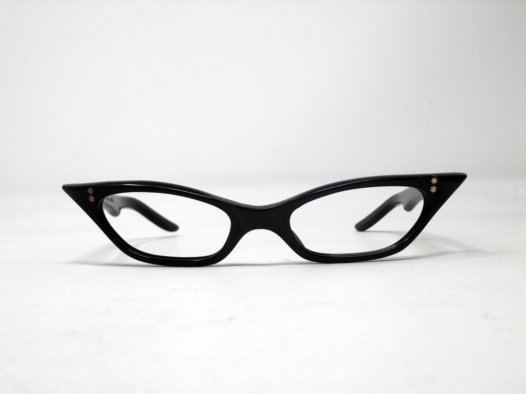 Fabulous Vintage Lunettes Eyeglasses 1960 Cat Eye Carved Frame France ...