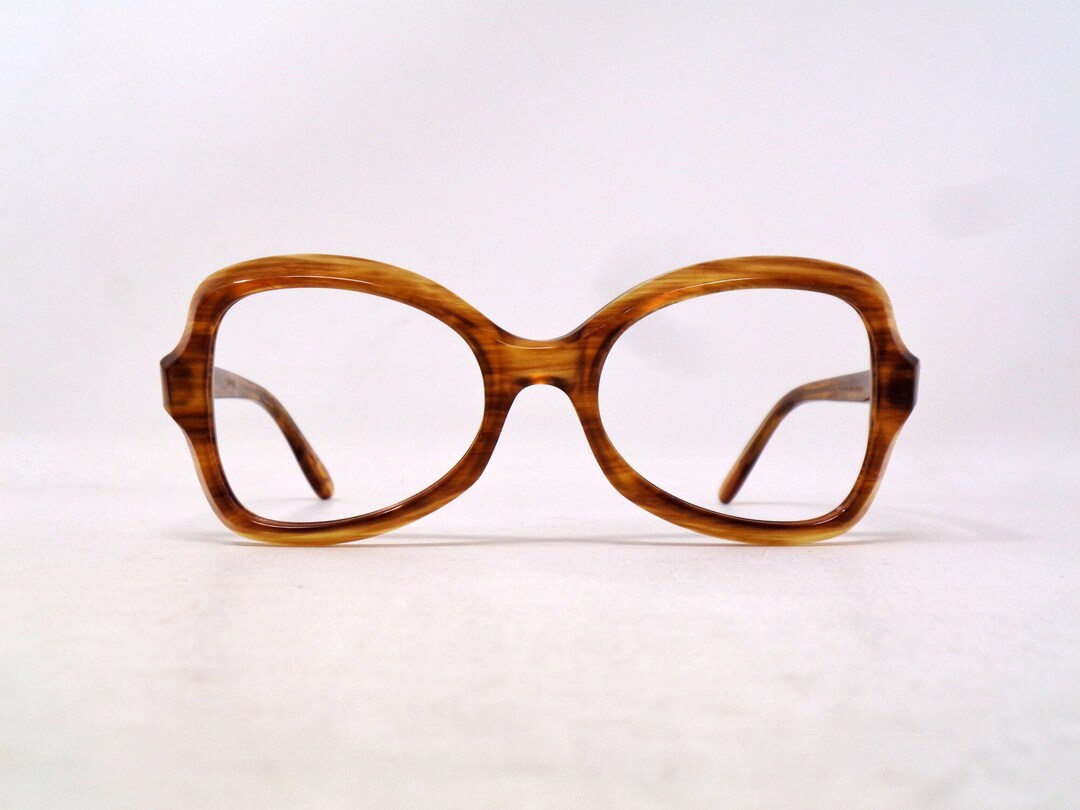 Fabulous Vintage Glasses Eyeglasses 1970 Carved Frame France Rare - Etsy