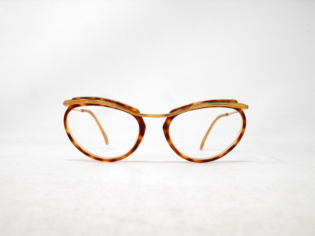 Fabulous Vintage Glasses Eyeglasses 1950 Gold Plated Carved Frame ...