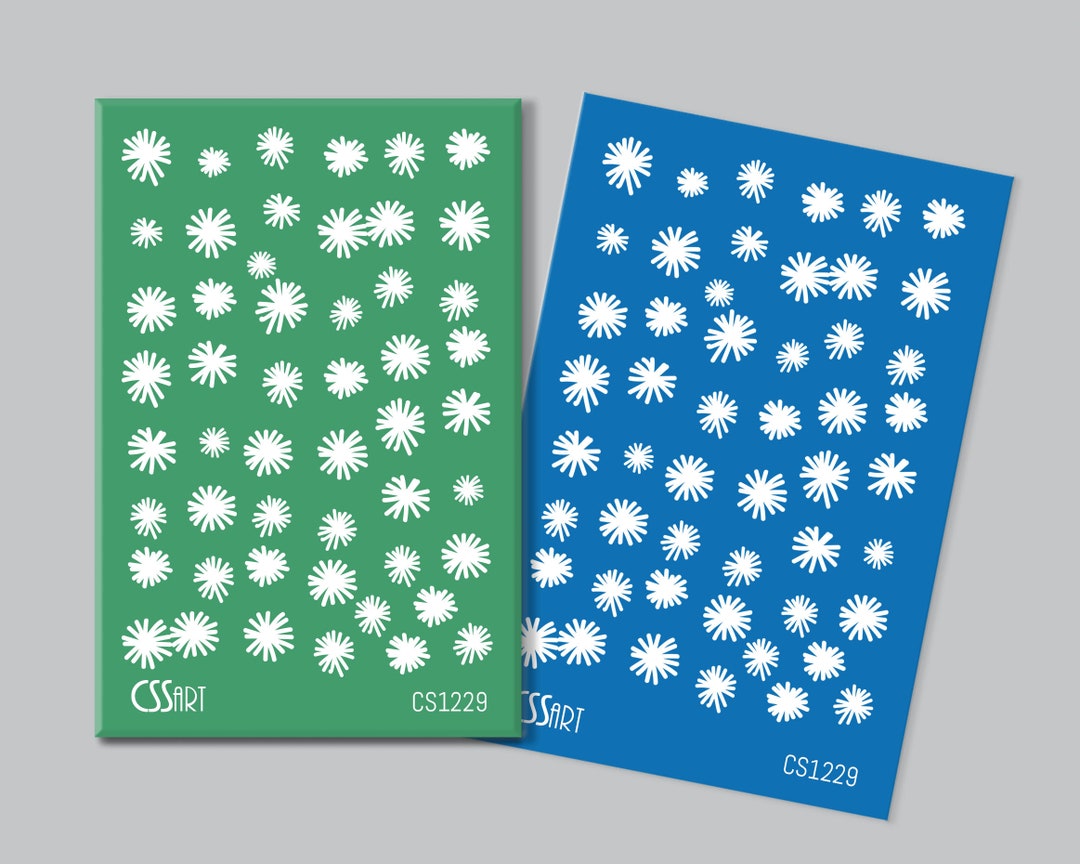 Flower Silk Screen Pattern for Polymer Clay , Reusable Silk Screen ...