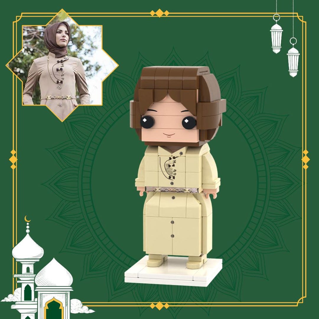 Gifts for Girlfriend Full Body Customizable 1 Person Brick Figures ...