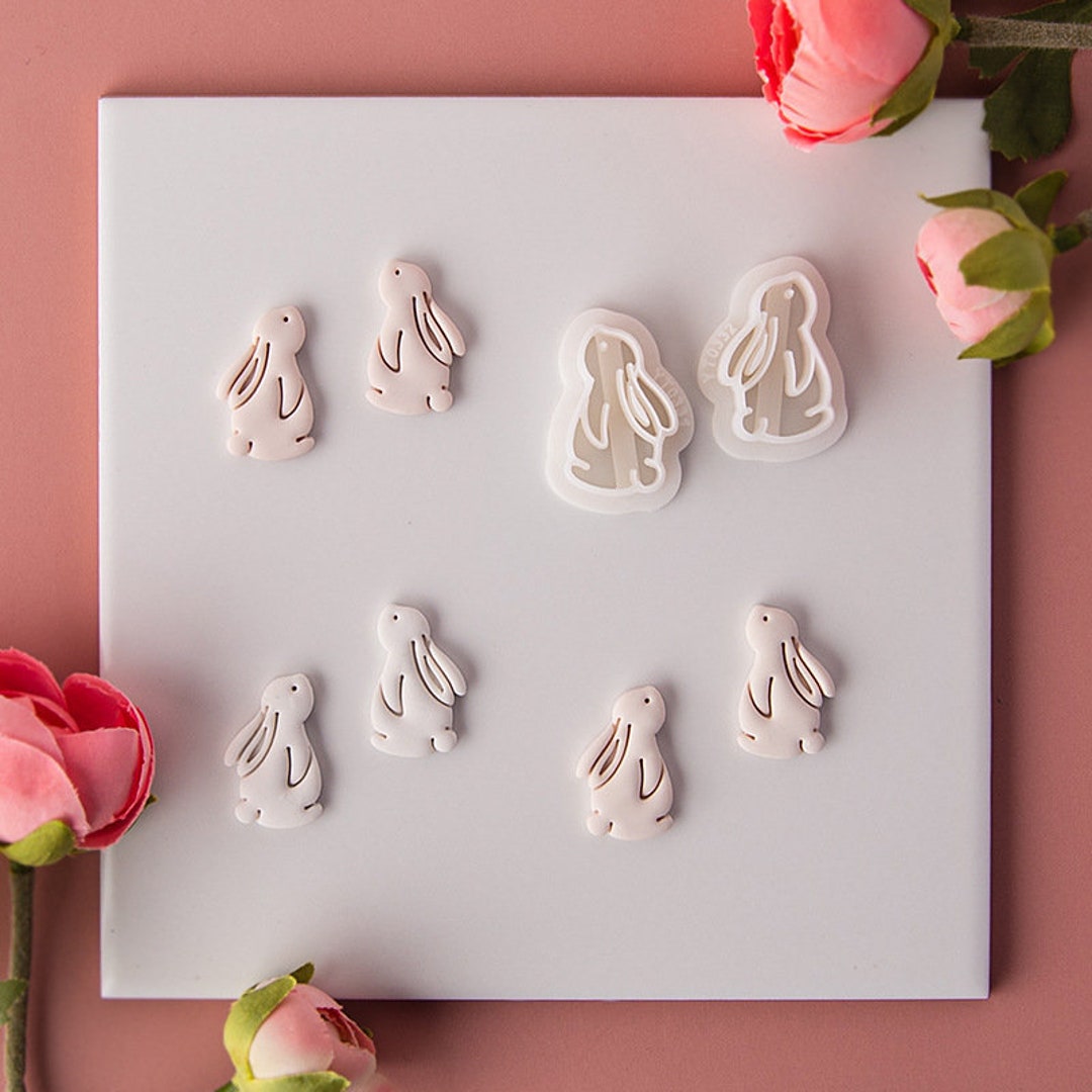 Easter Rabbit Polymer Clay Cutters,cutter for Polymer Clay Earrings ...