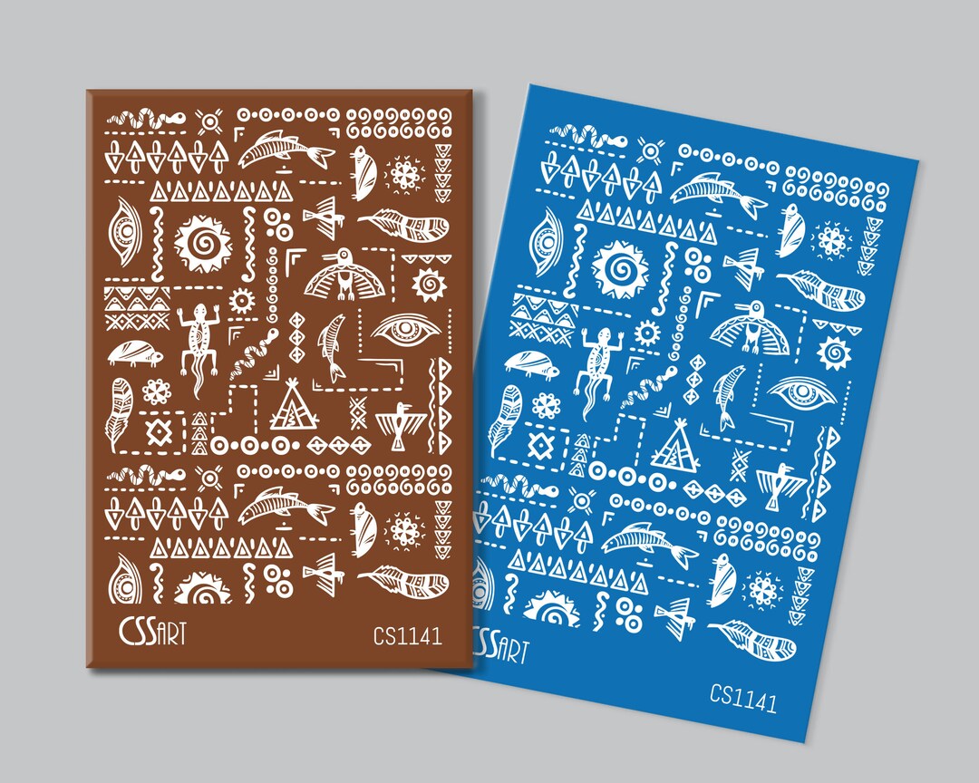 The Ancient Silk Screen for Polymer Clay Earring , Reusable Silk Screen ...