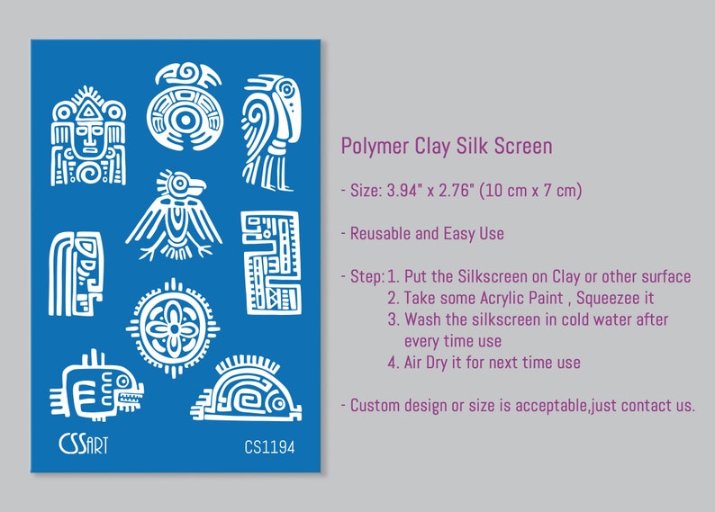 Ancient Stencil Pattern for Polymer Clay Reusable Silk - Etsy
