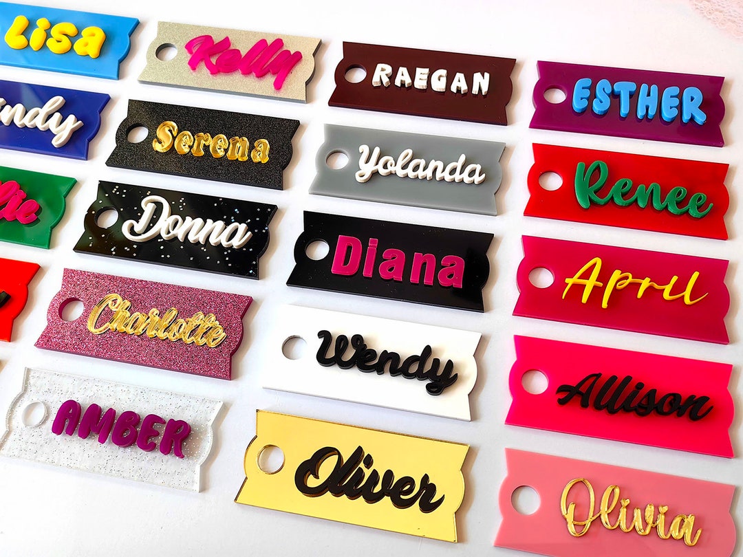 Personalized Stanley Name Plates and Tumbler Name Tags for 40oz/30oz ...