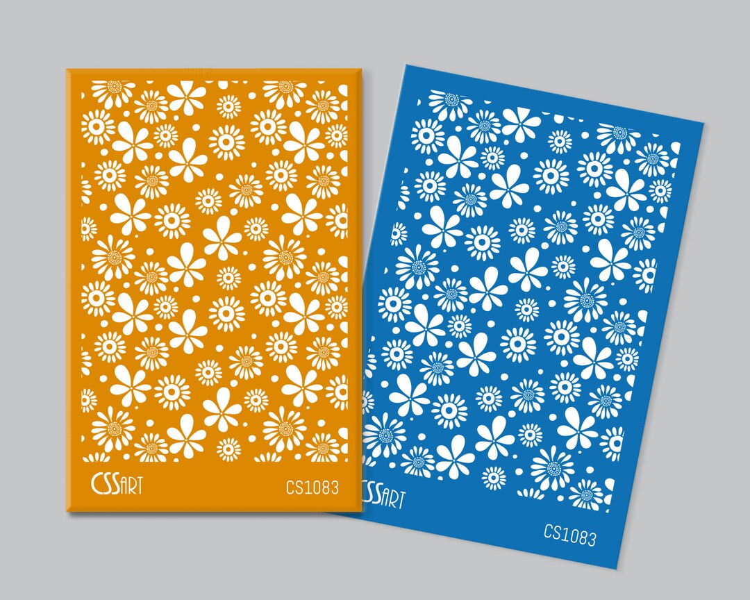 Daisy Print Polymer Clay Silkscreen Reusable Silk Screen - Etsy