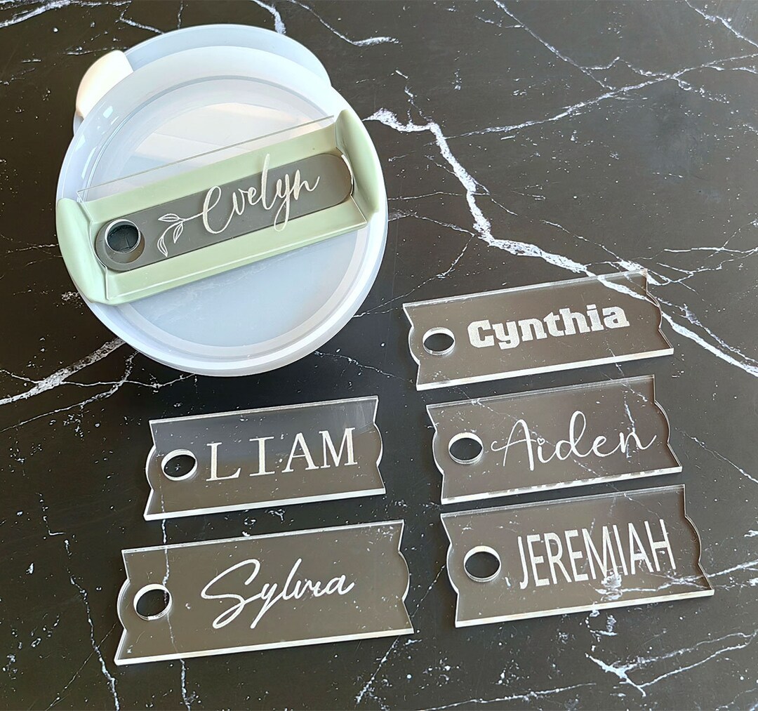 Personalized Name Plate, Custom Gifts, Name Plate Topper, Acrylic Name ...
