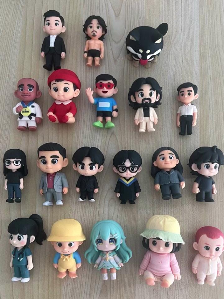 Custom 3D Figures From Photo | Personalized Mini Me Chibi Figurine ...