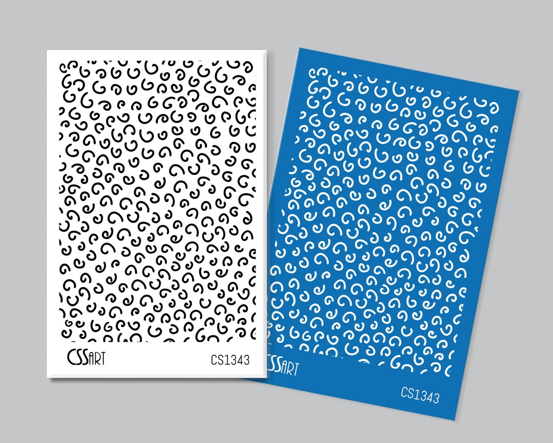 Polymer Clay Silk Screen Stencil, Reusable Silk Screen Silkscreen ...