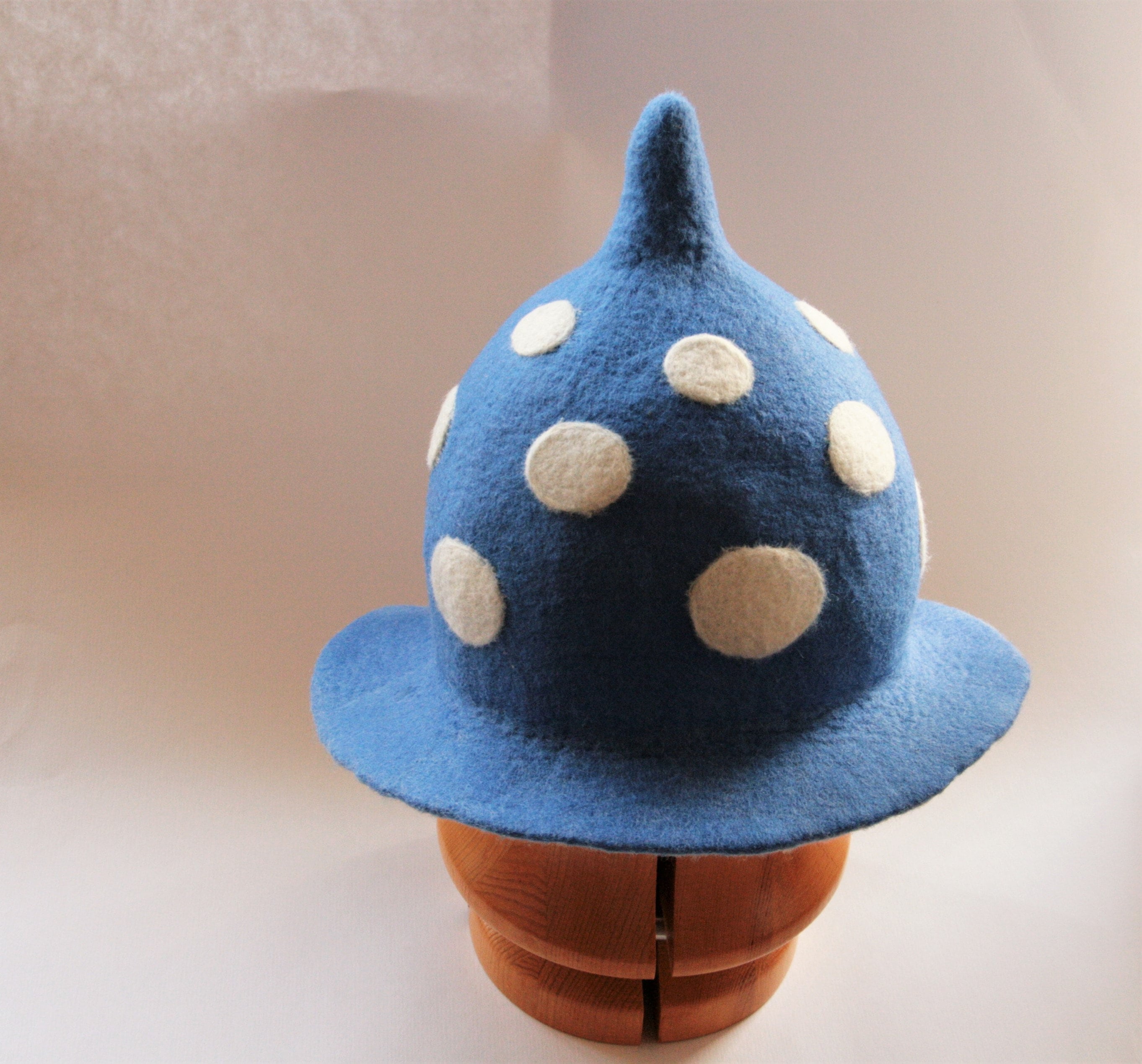 Felt Toadstool Mushroom Costume Hat Polka Dots Forest Elf Hat - Etsy UK