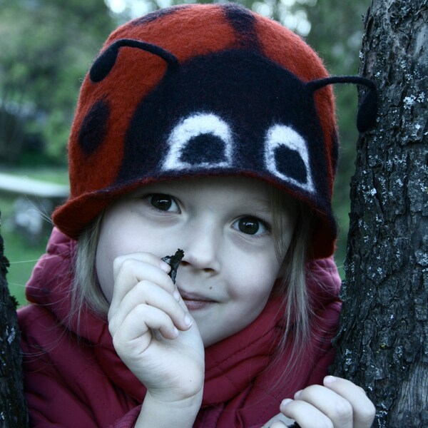 Lady Bug Hat - Etsy