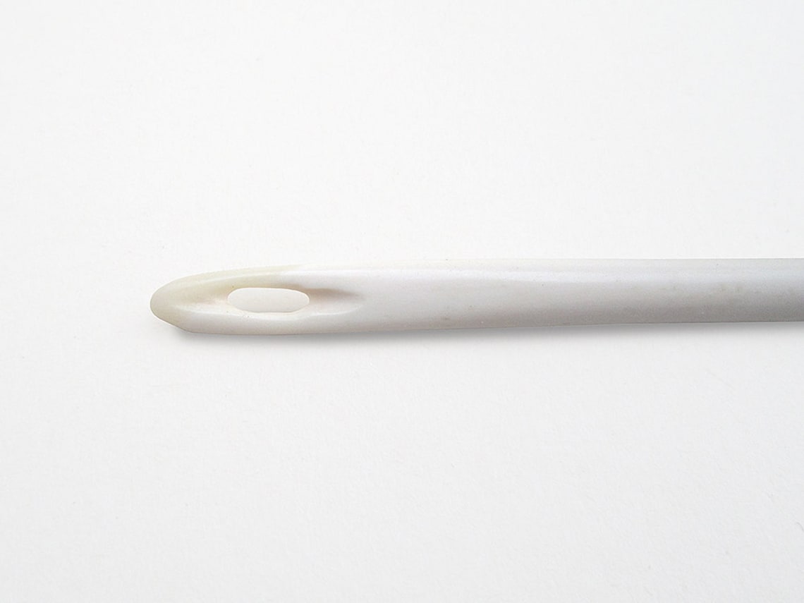 White Elk Bone Knooking Hook Durable Archaic and Natural | Etsy